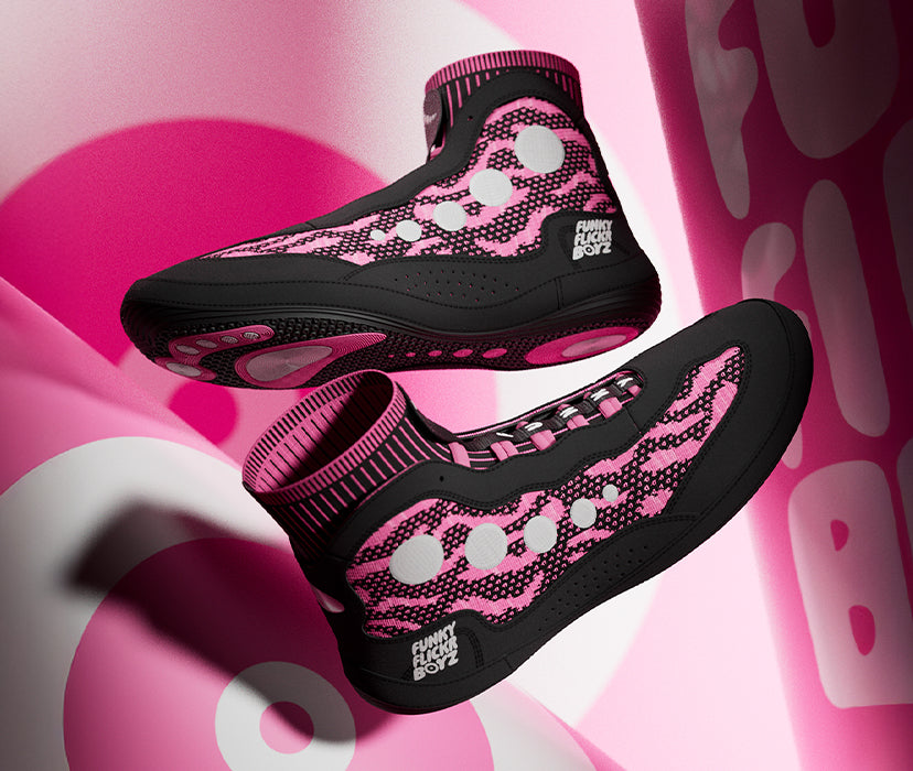 FFB Interlude "Grape" Wrestling Shoes - Funky Flickr Boyz
