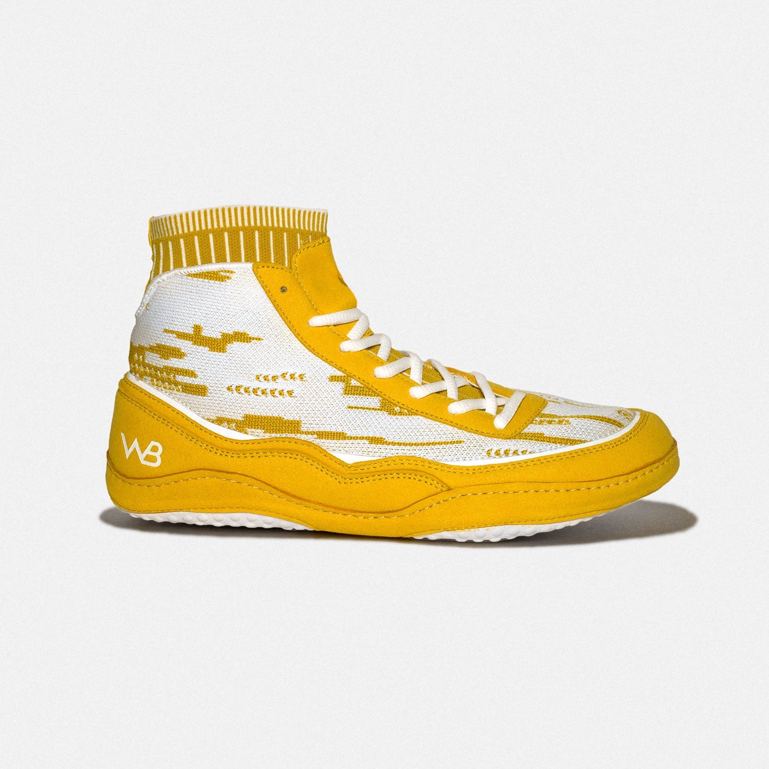 WB4.0 "White Gold" Wrestling Shoes - Funky Flickr Boyz