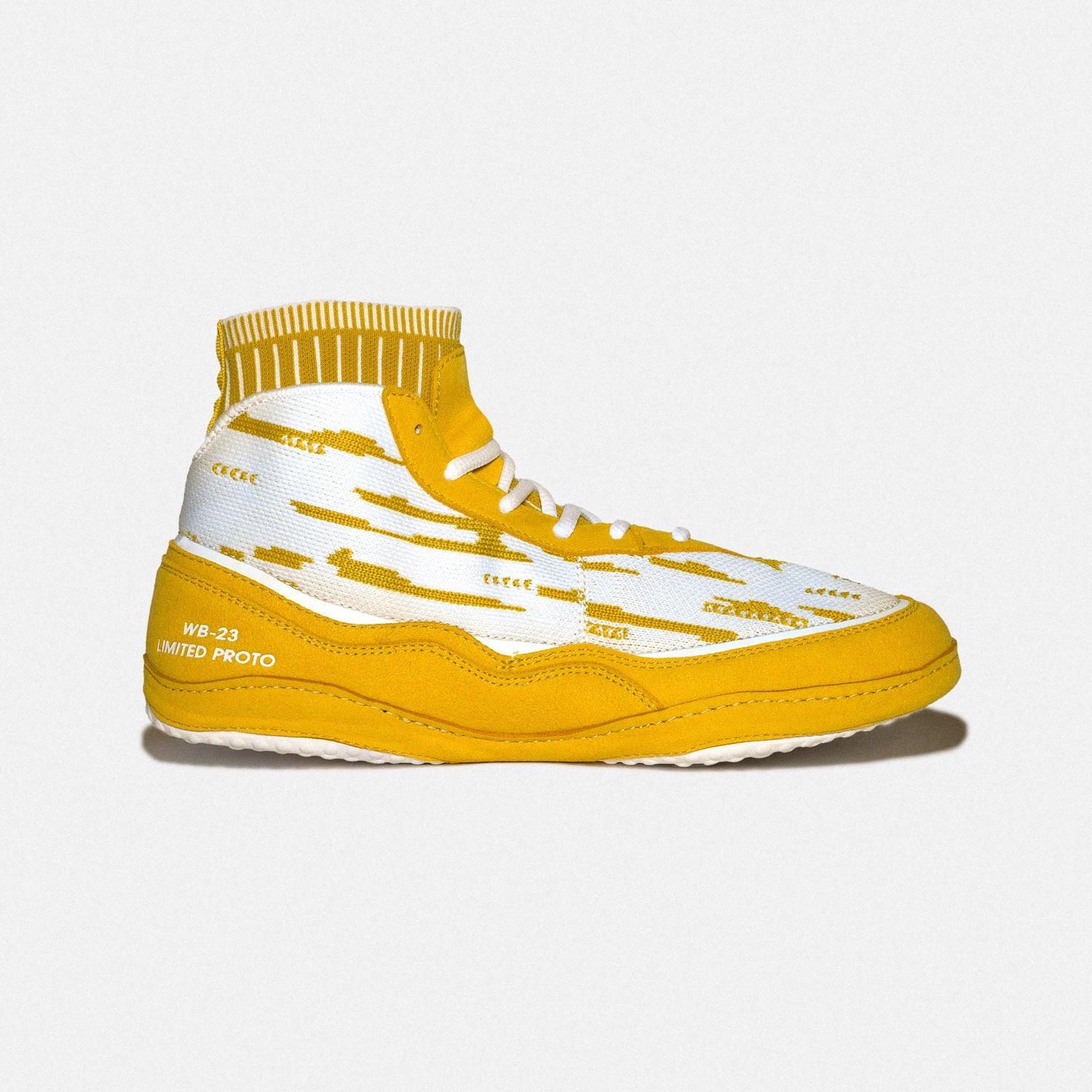 WB4.0 "White Gold" Wrestling Shoes - Funky Flickr Boyz